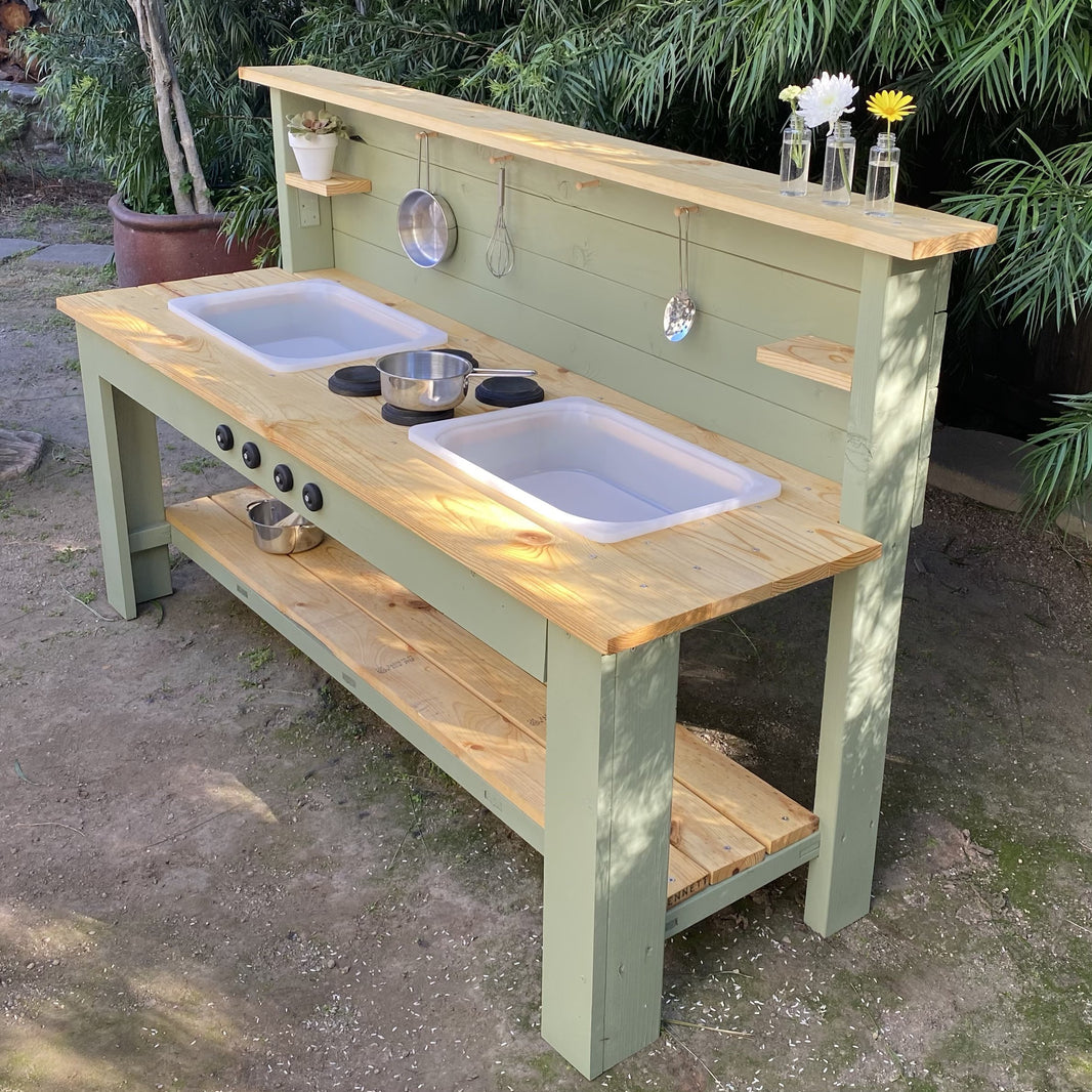 Mud Kitchens by WoodNPoppy